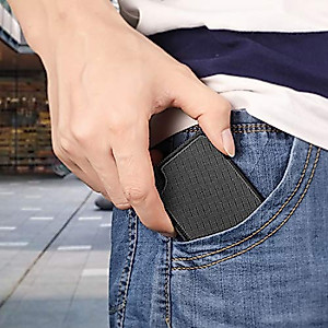 Fintie Protective Case for Alivecor Kardia Mobile, Premium PU Leather Carrying Cover with Magnetic Closure and Key Holder for KardiaMobile EKG Heart Monitor, [Not Fit KardiaMobile 6L], Black