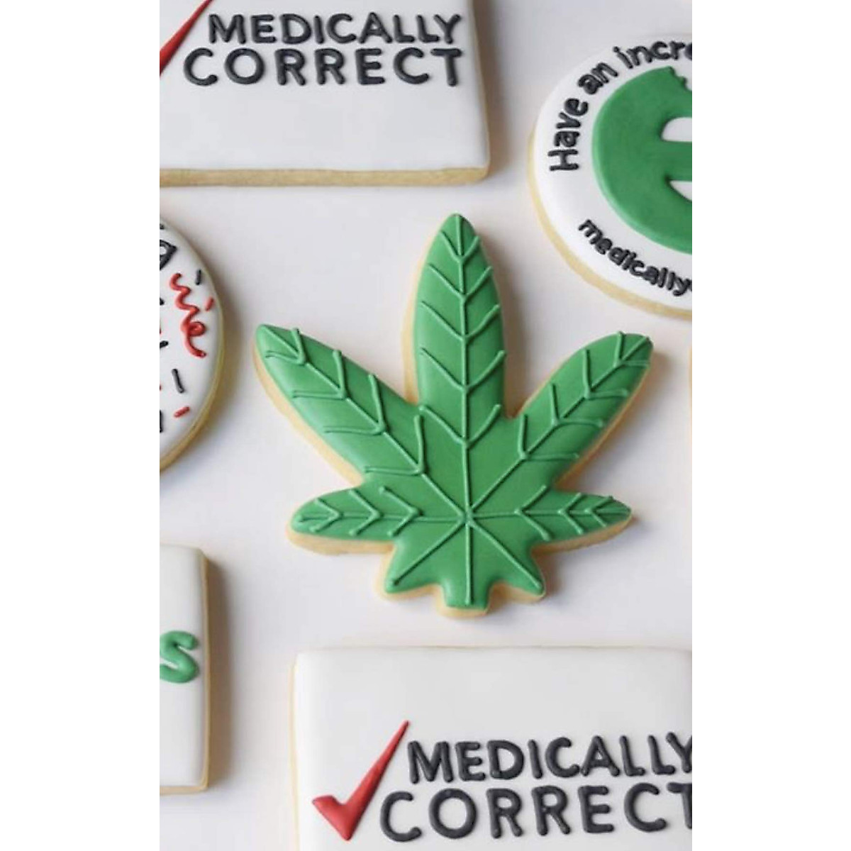 Marijuana Weed Leaf Cannabis Shaped Cookie Cutter 4/20 Gift, 3.5" made in USA by Ann Clark Cookie Cutters