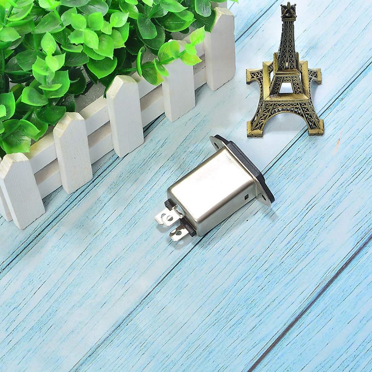 Comimark EMI RFI Filter AC 250V 10A CW1D-10A-T Suppressor Power Line Noise Filter (2Pcs)