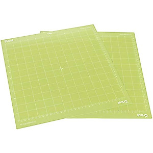 Cricut StandardGrip Machine Mats 12in x 12in, Reusable Cutting Mats for Crafts with Protective Film, Use with Cardstock, Iron On, Vinyl and More, Compatible with Cricut Explore & Maker (2 Count)