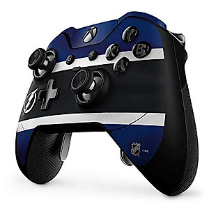 Skinit Decal Gaming Skin Compatible with Xbox One Elite Controller - Officially Licensed NHL Tampa Bay Lightning Alternate Jersey Design