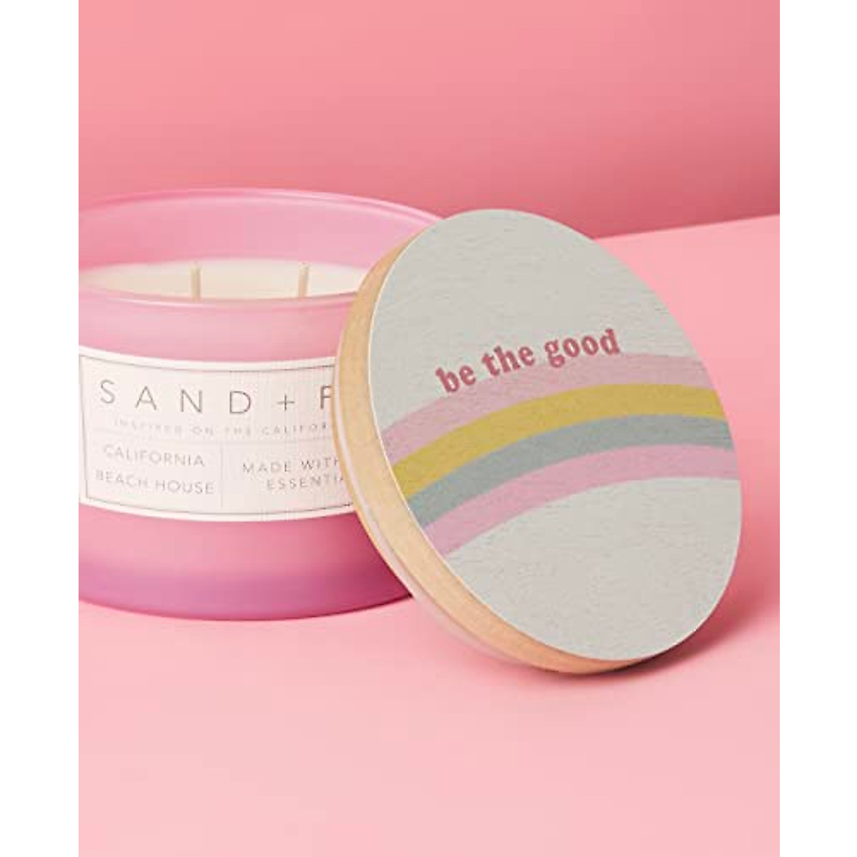 Sand + Fog - California Beach House - 12oz - Candle - Soy Wax Blend - White