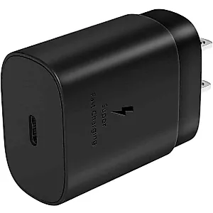 Fast Adaptive Wall Adapter 25W Charger for Oppo Reno A with 4FT (1.2M) UrbanX USB C PD Charging and Data Transfer Cable - Black (US Version with Warranty)