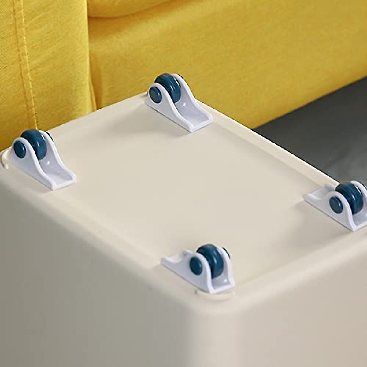 ZHYH 2 Colors Storage Box Roller Wheels for Furniture Household Directional Pulley Self-Adhesive Wearable Storage Box Bottom Caster (Color : Black-JoJo's Bizarre Adventure1)