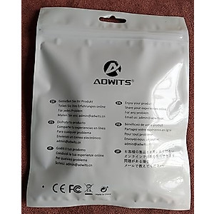 ADWITS 2 Pack U.2 to NVMe SSD Enclosure, U.2 (SFF-8639) to M.2 Key-M 2.5 Inch 7mm SSD Converter Caddy, Compatible with PCIe 3.0 4.0 NVMe & AHCI SSD - Black