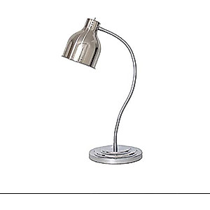 250W Buffet Food Heat Lamp Commercial Food Warmer Lamp (Silver, Single head)