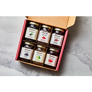 Northwest Wild Foods Fruit Spread Variety Pack - Six 8 Ounce Jars