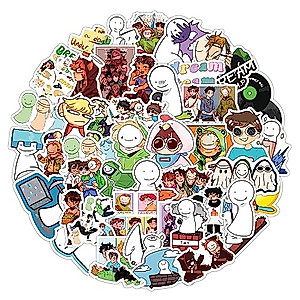 50Pcs SMP Dream Graffiti Stickers Waterproof Luggage Laptop Scooter Water Cup Stickers Gifts for Your Kids Friends On Christmas Children's Day Easter Birthday Pegatinas
