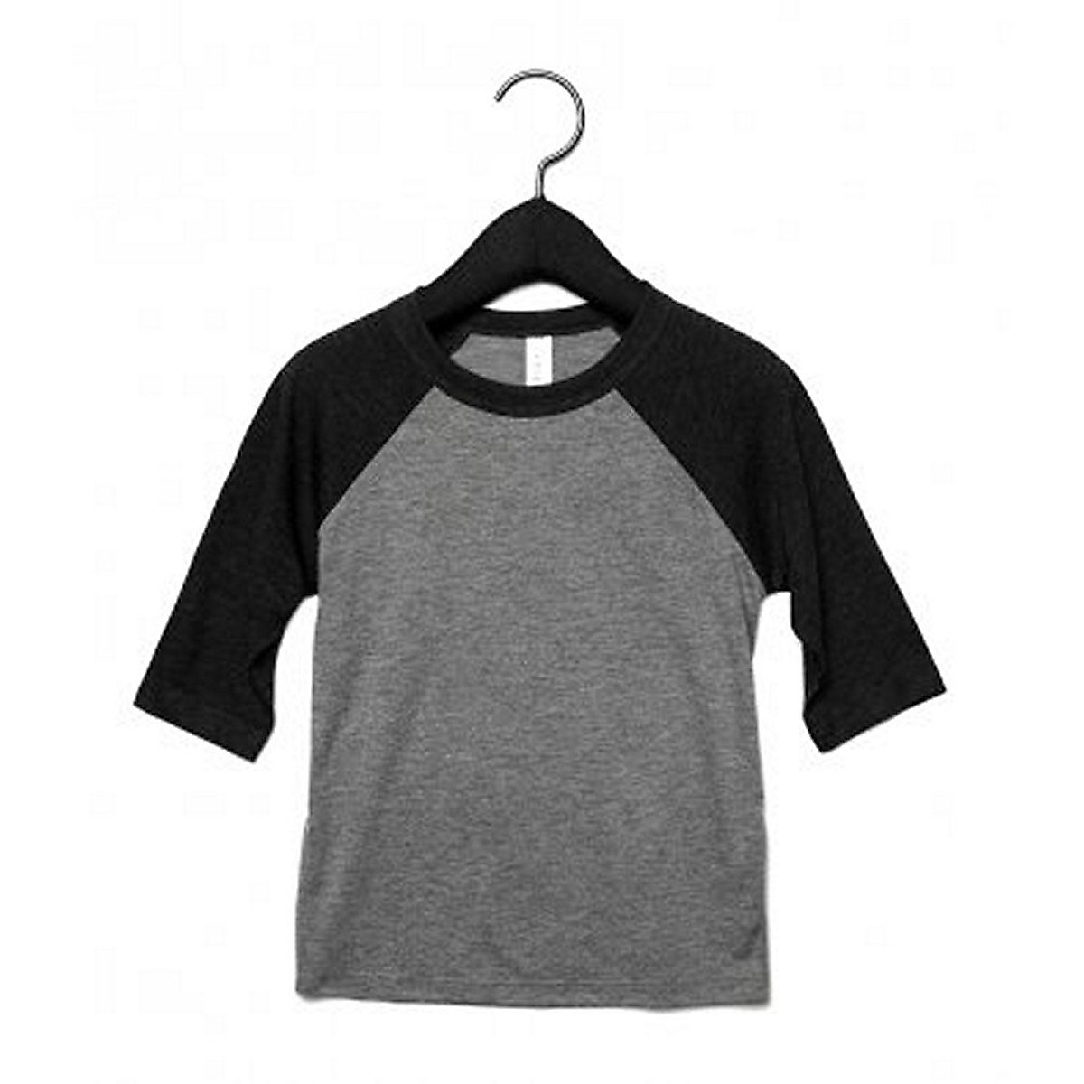 Bella Canvas 3/4-Sleeve Baseball T-Shirt (3200T) White/Red, 5T