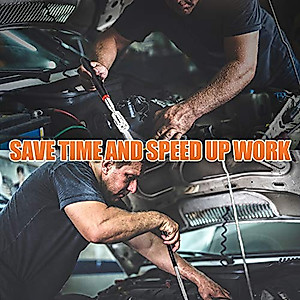 Magnetic Pickup Tool Gifts For Men - 2 Pack LED Light Telescoping Flexible Magnetic Pick Up Tool, Extending Magnet Tool kit, Gadget For Men, Unique Gifts For Dad, DIY Handyman, Husband, Boyfriend