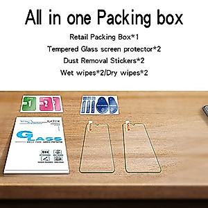 KATIN [2-Pack] Screen Protector for Samsung Galaxy A32 5G Tempered Glass, Bubble Free, Case Friendly, Easy to install