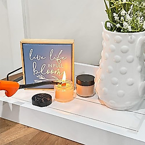 Cornucopia Brands 2oz Straight Sided Clear Glass Jars (12 pack), Airtight Cosmetic Jars for Creams, Balms & Aromatherapy