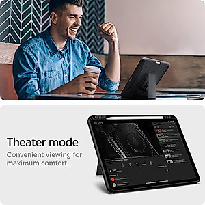 Spigen Tough Armor Pro Designed for iPad Pro 11 inch Case M2 4th Generation (2022) / 3rd Generation (2021) / 2nd Generation (2020) / 1st Generation (2018) with Pencil Holder - Black