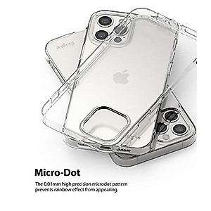 Ringke Air Shoulder Strap Compatible with iPhone 12 Pro Max Case, Crossbody Necklace Lanyard with Clear TPU Silicone Phone Cover for 6.7-inch (2020) - Clear