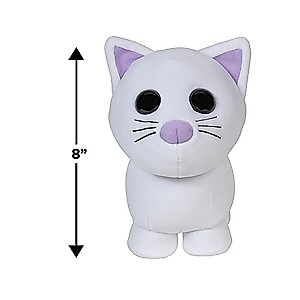Adopt Me! Collector Plush - Snow Cat - Series 2 - in-Game Stylization Plush - Toys for Kids Featuring Your Favorite Pet, Ages 6+
