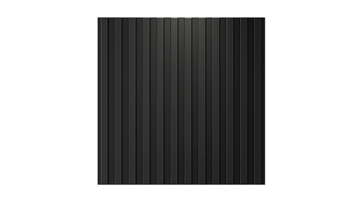 Art3d 3D Fluted Wall Panels - Stylish Black Decor