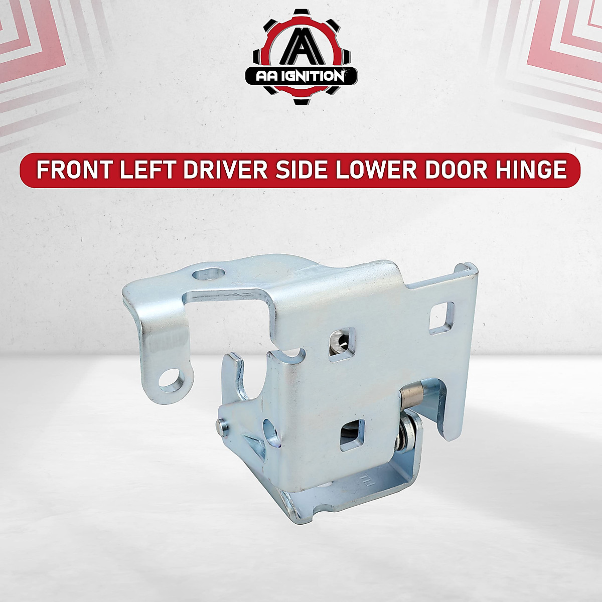 Front Left Driver Side Lower Door Hinge - Compatible with Chevy, GMC & Cadillac Vehicles -2007-2014 Silverado 1500, Tahoe, Sierra, 3500, Suburban, Yukon, XL - Replaces 20969645, 15877405, 15824876