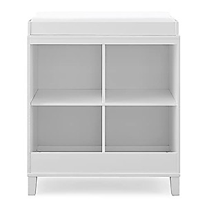 Delta Children Huck Convertible Changing Table, Bianca White
