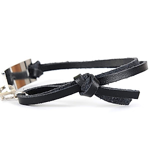 AleapDoll Christmas Stocking Stuffers Gifts 12 Pcs Bulk Inspirational Gifts Leather Bracelets for Women Girls Motivational Quotes Message Encouragement Cuff