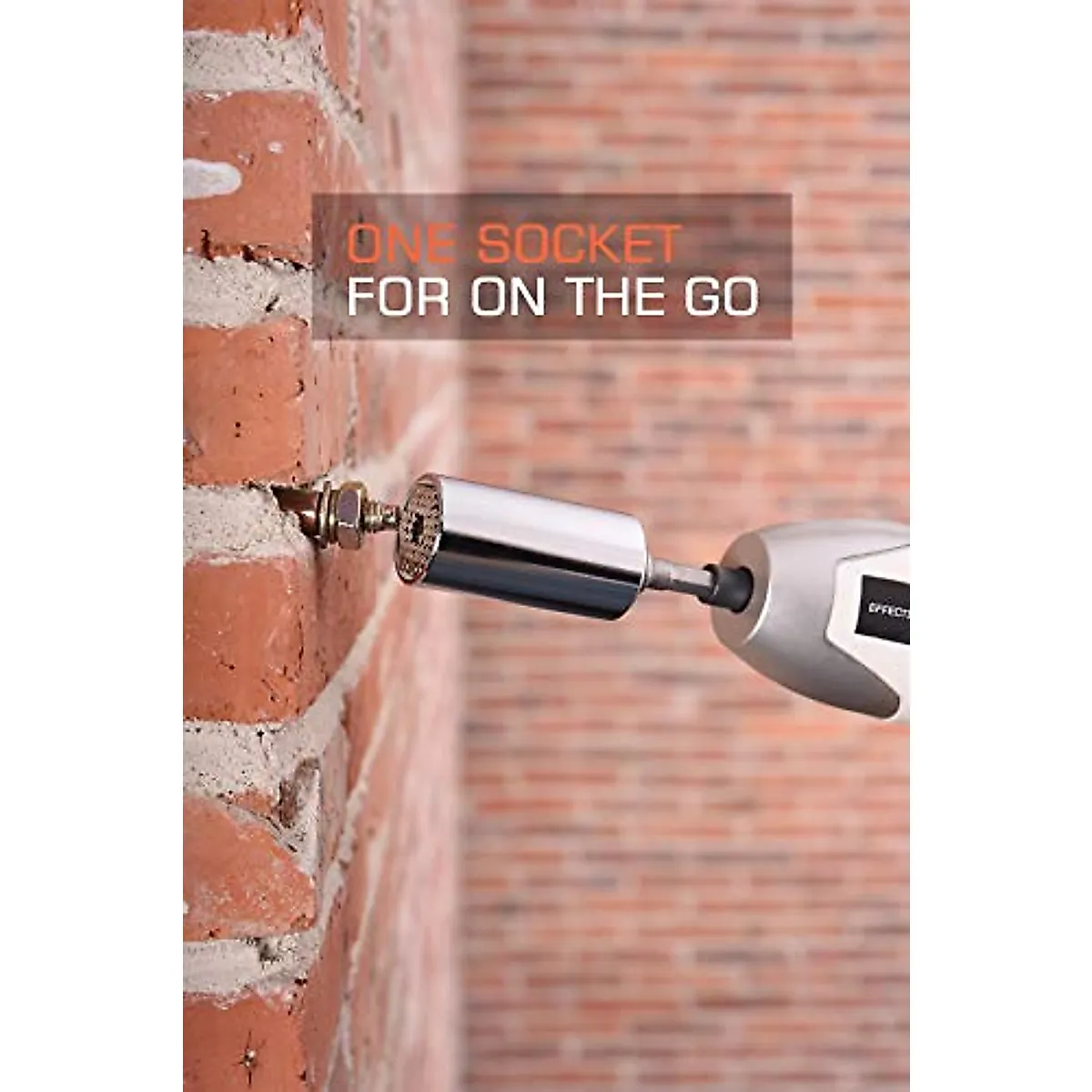 Universal Socket, Self-adjusting Socket Fits Standard 1/4'' - 3/4'' Metric 7mm-19mm, Adapter Socket for Wrench Ratchet & Power Drill, Tools Gifts for Men Him Husband Dad Father DIY Handyman Women