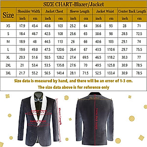 Mens Floral Tux Dress Suit Jacket Formal Print Shawl Lapel 1 Button Slim Fit Blazer Dinner Wedding Prom Sport Coat White 3XL