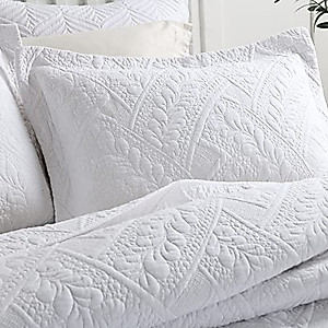 Brandream 6-Piece Quilt Bedding Set King Size 100% Cotton Birds Rustic Bed in A Bag