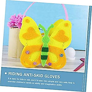 TOYANDONA 5 Sets DIY Handbag Kids Purse Kids Suit Case Candy Kit Sewing Crafts Beginners My First Sewing Kit My First Sewing Bag Cartoon Handbag. Delicate Handbag Portable Bag Storage Bag