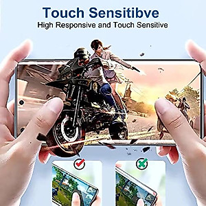 mozeeda [2 Pack] Galaxy S22 Ultra Privacy Screen Protector,Anti-Spy,3D Full Coverage,Anti-Scratch,9H Hardness HD Tempered Glass Black Film for Samsung Galaxy S22 Ultra 5G+ 6.8"