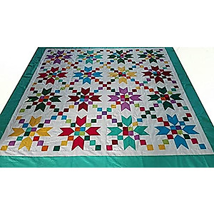 50pcs 12 x 12 inch Multicolor Cotton Fabric Bundle Squares for Quilting Sewing, Precut Fabric Squares for Craft Patchwork