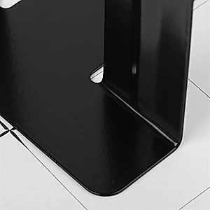 SZYAWsd File Sorters Simple Style Metal Bookends Iron Support Holder Nonskid Desk Stands for Books