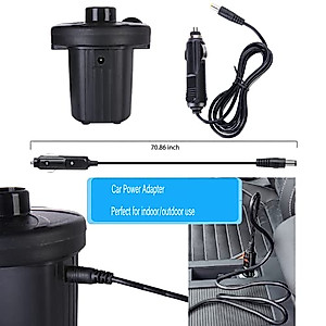 Electric Air Pump, Air Pump with 3 Nozzles, 110V,Inflator/Deflator Pumps for Inflatable Pool for Kids and Adults Kiddie Pool Inflatable Swimming Pool for Kids Pools for Backyard Blow Up Pool Toddlers