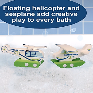 BathBlocks Floating Airport Set in Gift Box