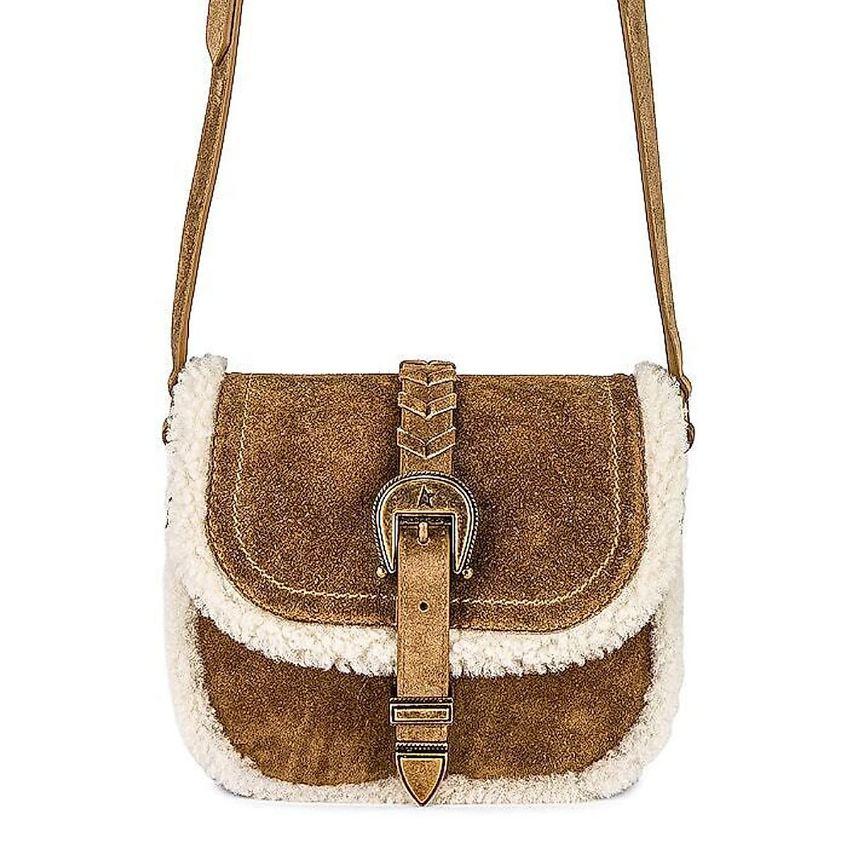 Golden Goose Rodeo Bag Small Merino And Suede Body Womens Bag - Brown
