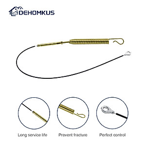 DEHOMKUS 2-Pcs 06900439 Auger Traction Cable for Ariens Gravely Power Brush Deluxe 24 28 30 36 Snowblowers - 6900439 Snowthrower Cable(2-Packs)