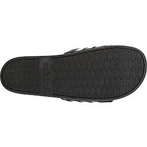 adidas Men's Adilette Comfort Slides Sandals, Core Black, 11