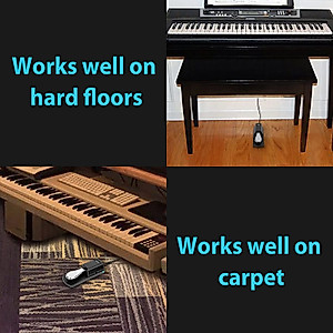 FZONE Sustain Pedal for MIDI Keyboards Digital Pianos Foot Pedal 6.6FT Extension Cable, Polarity Switch