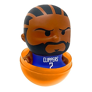 Party Animal Jumbo Squeezy Surprise! One (1) Giant Capsule SqueezyMates NBA Figure, Multi, 5'' Tall