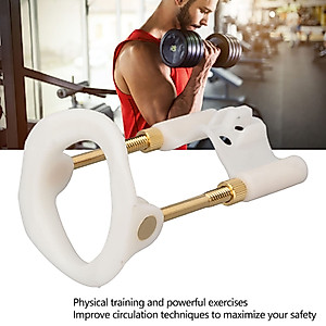 Men Male Bracket Stretcher, Men Bracket Stretcher Tool Adjust Size Easy Detachable Strength Training Device Men Bracket Stretcher Kit White Gold