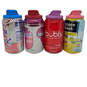 Beverage Buddee Can Cover - Best Can Cover For Standard Size Soda/Beer/Energy Drink Cans - Made In The USA - BPA-PCB Free - 4 pack (Asst Colors)