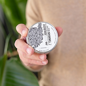 Billy Jealousy Tinman Beard Wax with Light Hold & Matte Finish, Nourishing Beard Care Product Formulated with Natural Beeswax & Glycerin for Soft, Tamed Facial Hair, 2 Oz