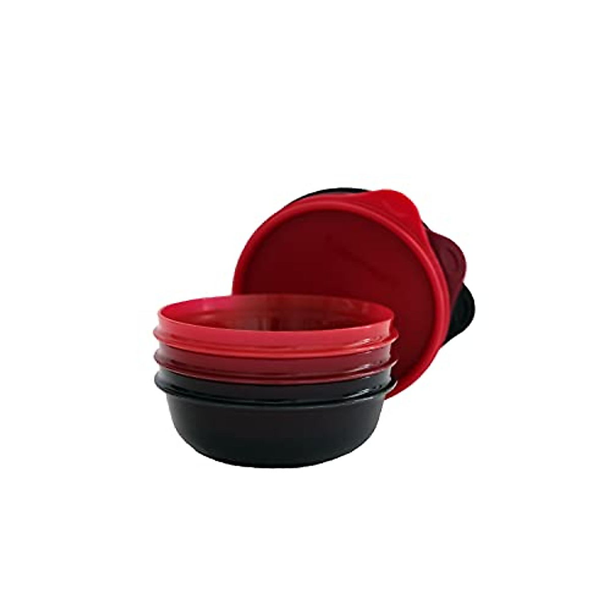 Tupperware Airtight Leakproof Storage Container (Set of 3, 300 ml) Cherry, Ruby, Black, 11155467