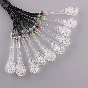 Uonlytech Lights Room Decor Icicle Style Fairy Lamp for Home Christmas Meteor Shower Rain Lights Meteor Shower Rain Lights for Christmas Solar Led Lamp Garden Light