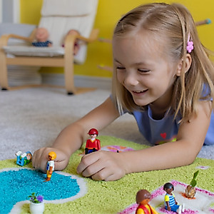 IVI Playhouse 3D Montessori Play Mat, Non-Toxic, Stain Resistant, Educational Activity Toys for Girls