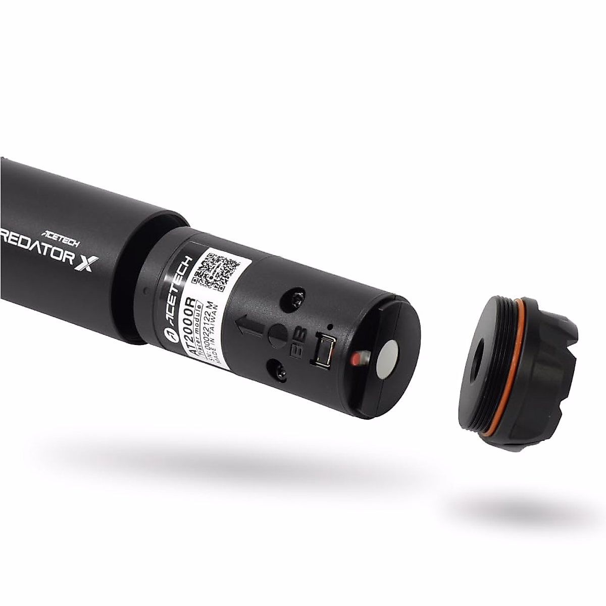 ACETECH Airsoft Riffle Tracer Unit Predator X with AT2000RII Module Glow in The Dark Green/Red BB LED Beam Lighting Effect (Modle X)