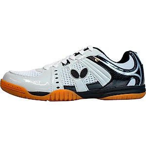 Butterfly Men's Table Tennis Shoe Sneaker, Black, 9.5