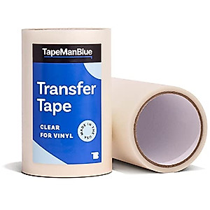6" x 100' Roll of Clear Transfer Tape for Vinyl, Made in America, Vinyl Transfer Tape for Cricut Crafts, Decals, and Letters