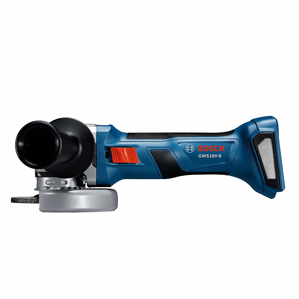 BOSCH GXS18V-15N15 18V Starter Kit with (1) CORE18V 4.0 Ah Compact Battery GWS18V-8N18V Brushless 4-1/2 in. Angle Grinder with Slide Switch (Bare Tool)