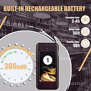 Retekess T112 Restaurant Pager System,Restaurant Buzzer with Transmitter and 20 Chargeable Pagers for Restaurant,Food Truck,Hospital,Church