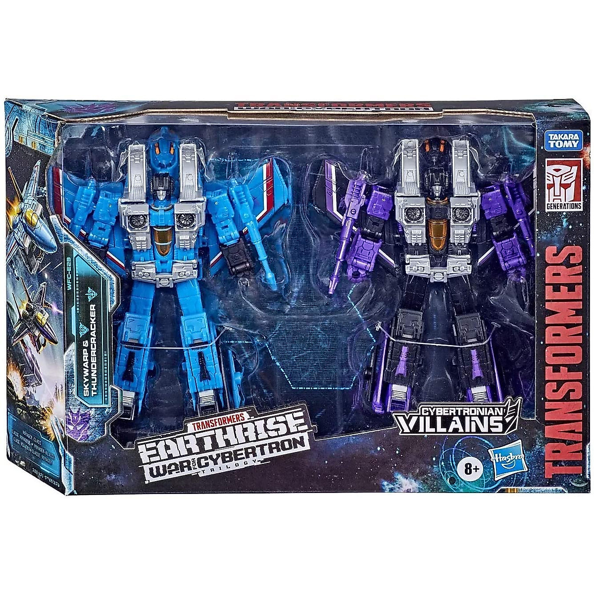 Transformers Toys Generations War for Cybertron: Earthrise Voyager WFC-E29 Seeker 2-Pack Action Figures - Kids Ages 8 and Up, 7-inch