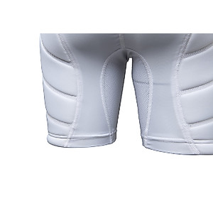 CHAMPRO Womens Fastpitch Softball Compression Windmill Sliding Short - Polyester Spandex, White, Small US